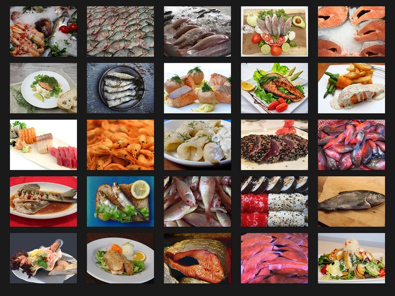 200 Sea FOOD PHOTOSHOP OVERLAYS Digital Textures | Etsy