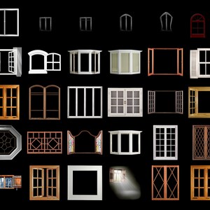 300 Windows Png Transparent Photoshop Overlays, Windows Png, Windows ...