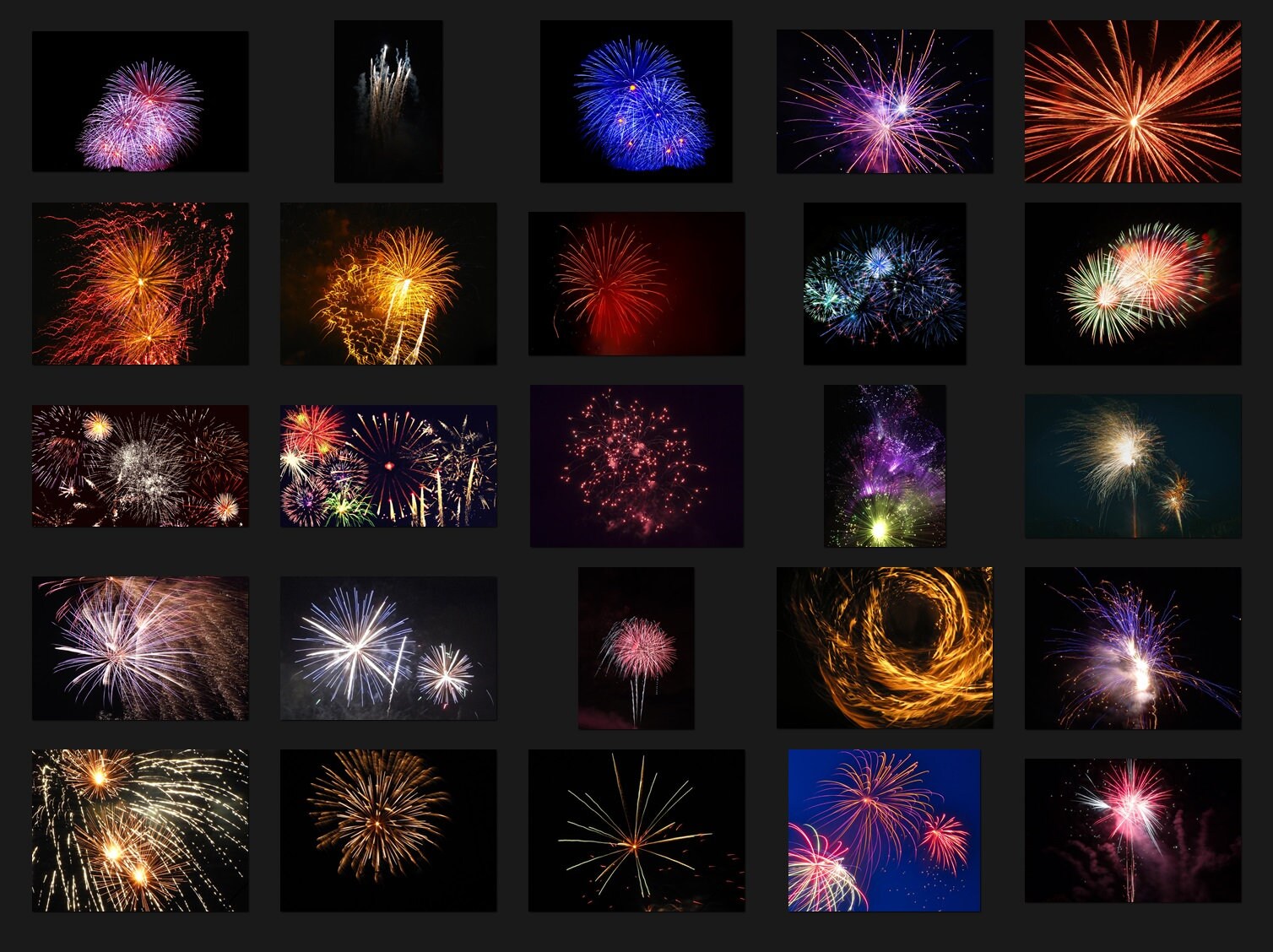 200 Firework Photoshop Overlays: HD Digital Photography Textures ...