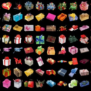 600 GIFT BOX TRANSPARENT Png Photoshop Overlays, Gift Box Png, Gift Box ...