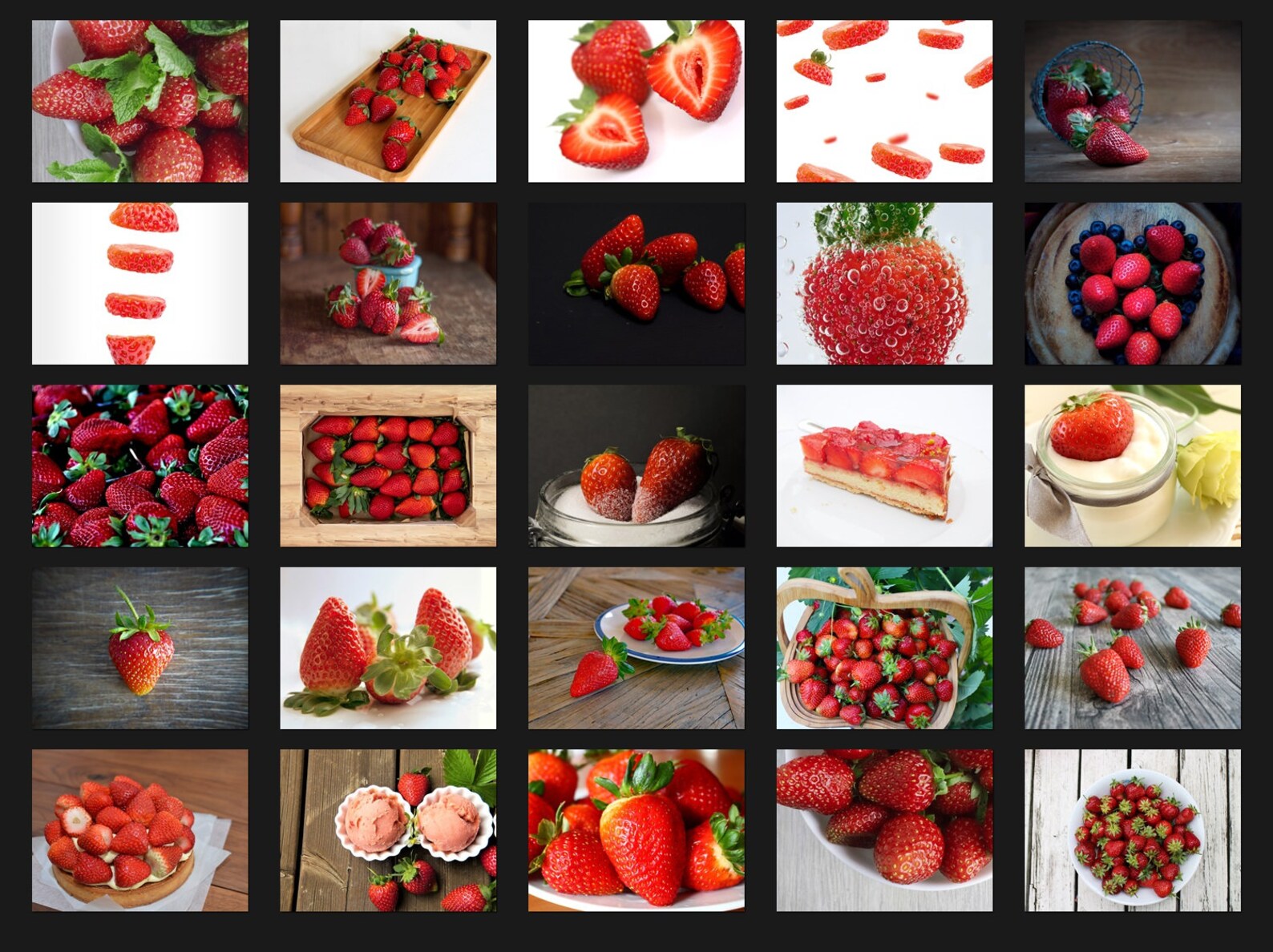 200 STRAWBERRY PHOTOSHOP OVERLAYS Digital Textures | Etsy