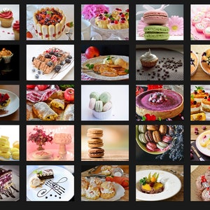 200 CAKE PHOTOSHOP OVERLAYS, Digital Textures, Backgrounds, Backdrops ...