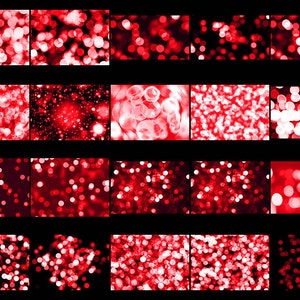 60 RED BOKEH OVERLAY - Red Bokeh Backdropd - Red Bokeh Digital Paper ...