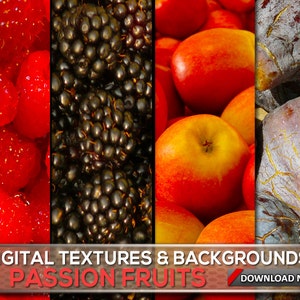 100 FRUIT TEXTURES & BACKGROUNDS - Fruit Photoshop Overlays ...