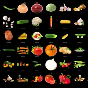 500 VEGETABLES TRANSPARENT PNG Photoshop Overlays, Vegetables Png ...