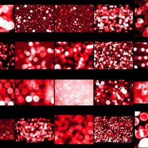 60 RED BOKEH OVERLAY - Red Bokeh Backdropd - Red Bokeh Digital Paper ...