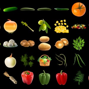 250 VEGETABLES TRANSPARENT PNG Photoshop Overlays, Vegetables Png ...