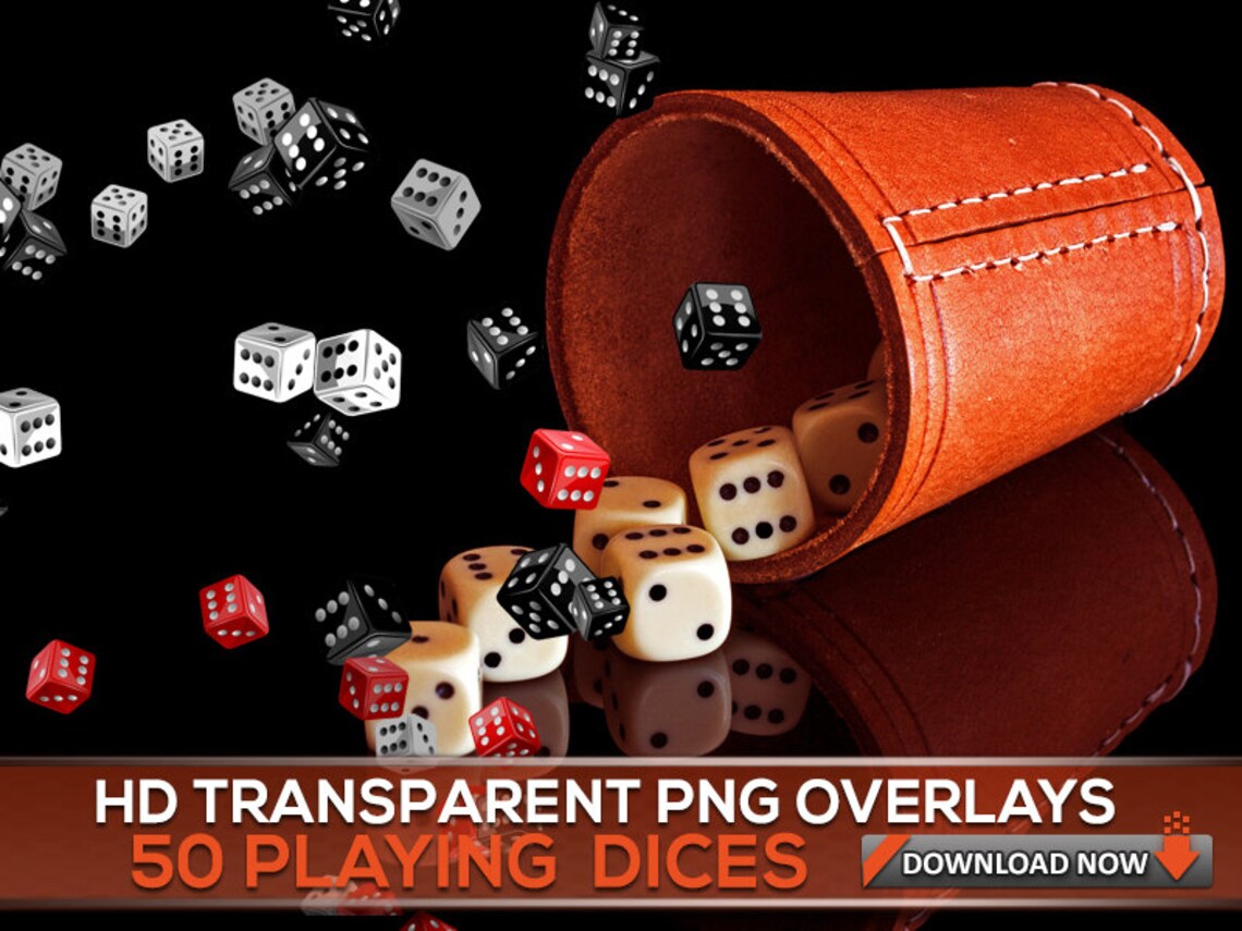 50 Falling Dice PNG Overlays: Photo Editing (1600x1200 Px) - Etsy