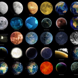 200 PLANETS TRANSPARENT PNG Photoshop Overlays, Planets Png, Planets ...
