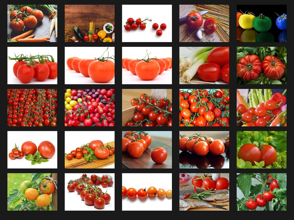 200 TOMATOES PHOTOSHOP OVERLAYS Digital Textures - Etsy