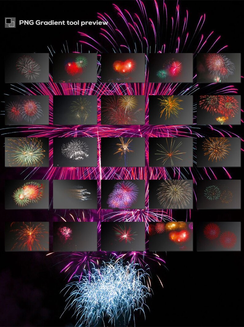 100 Fireworks Transparent PNG Overlays, HD Firework Backgrounds ...