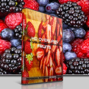 200 FRUIT PHOTOSHOP OVERLAYS, Digital Textures, Backgrounds, Backdrops ...