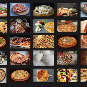 200 PIZZA PHOTOSHOP OVERLAYS, Digital Textures, Backgrounds, Backdrops ...
