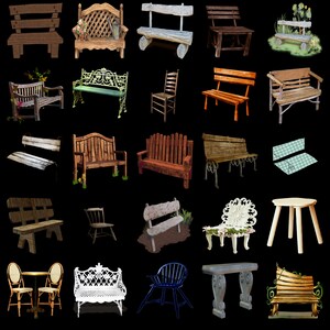 200 BENCHES TRANSPARENT PNG Photoshop Overlays, Benches Png, Benches ...
