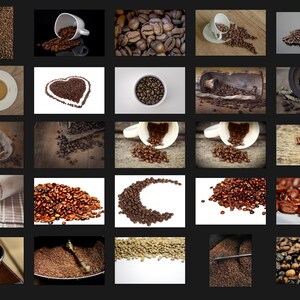 200 COFFEE PHOTOSHOP OVERLAYS, Digital Textures, Backgrounds, Backdrops ...