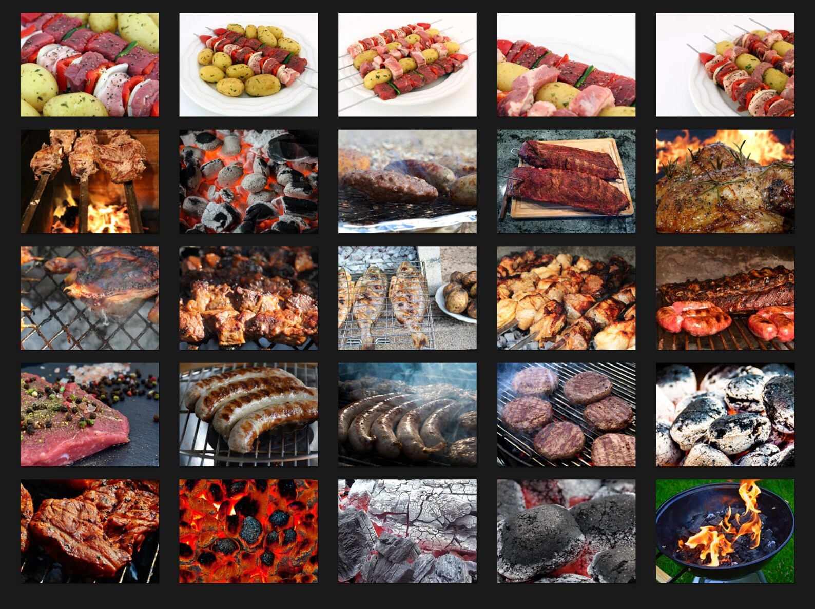 200 BARBECUE PHOTOSHOP OVERLAYS Digital Textures | Etsy