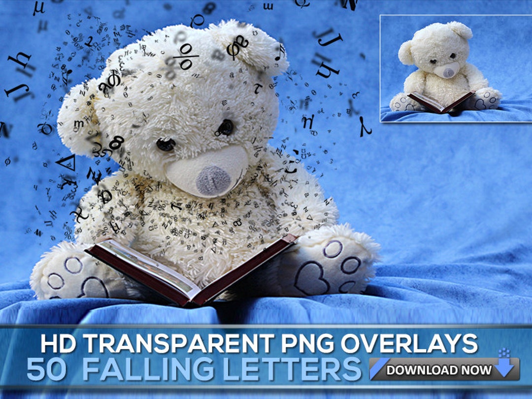 50 FALLING LETTERS TRANSPARENT Png Photoshop Overlays, Letters Png ...