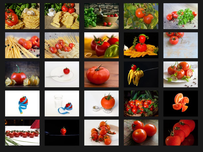 200 TOMATOES PHOTOSHOP OVERLAYS Digital Textures - Etsy