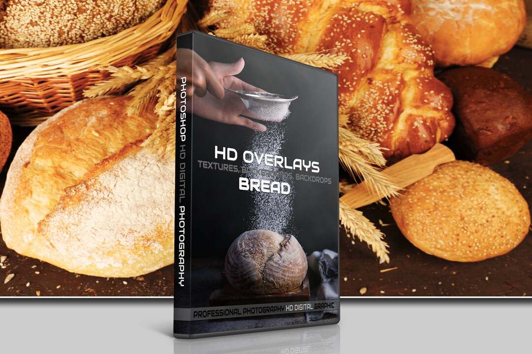 200 BREAD PHOTOSHOP OVERLAYS, Digital Textures, Backgrounds, Backdrops ...