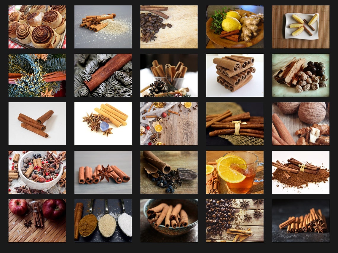 200 CINNAMON & Anise PHOTOSHOP OVERLAYS Digital Textures | Etsy