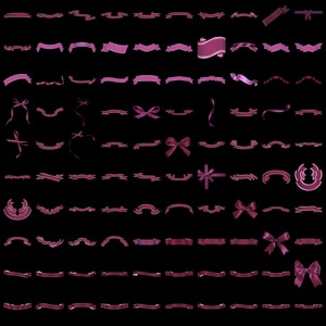 1000 RIBBONS TRANSPARENT PNG Photoshop Overlays, Ribbons Png, Ribbons ...