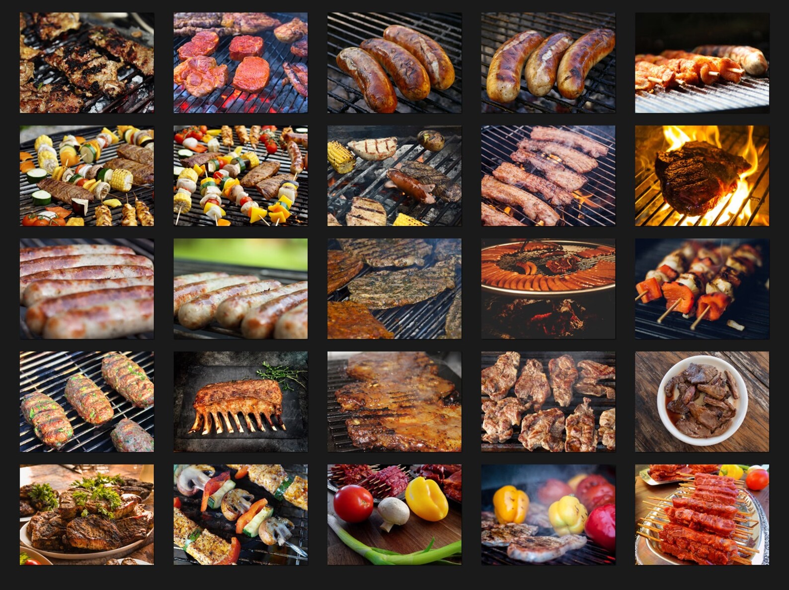 200 BARBECUE PHOTOSHOP OVERLAYS Digital Textures | Etsy