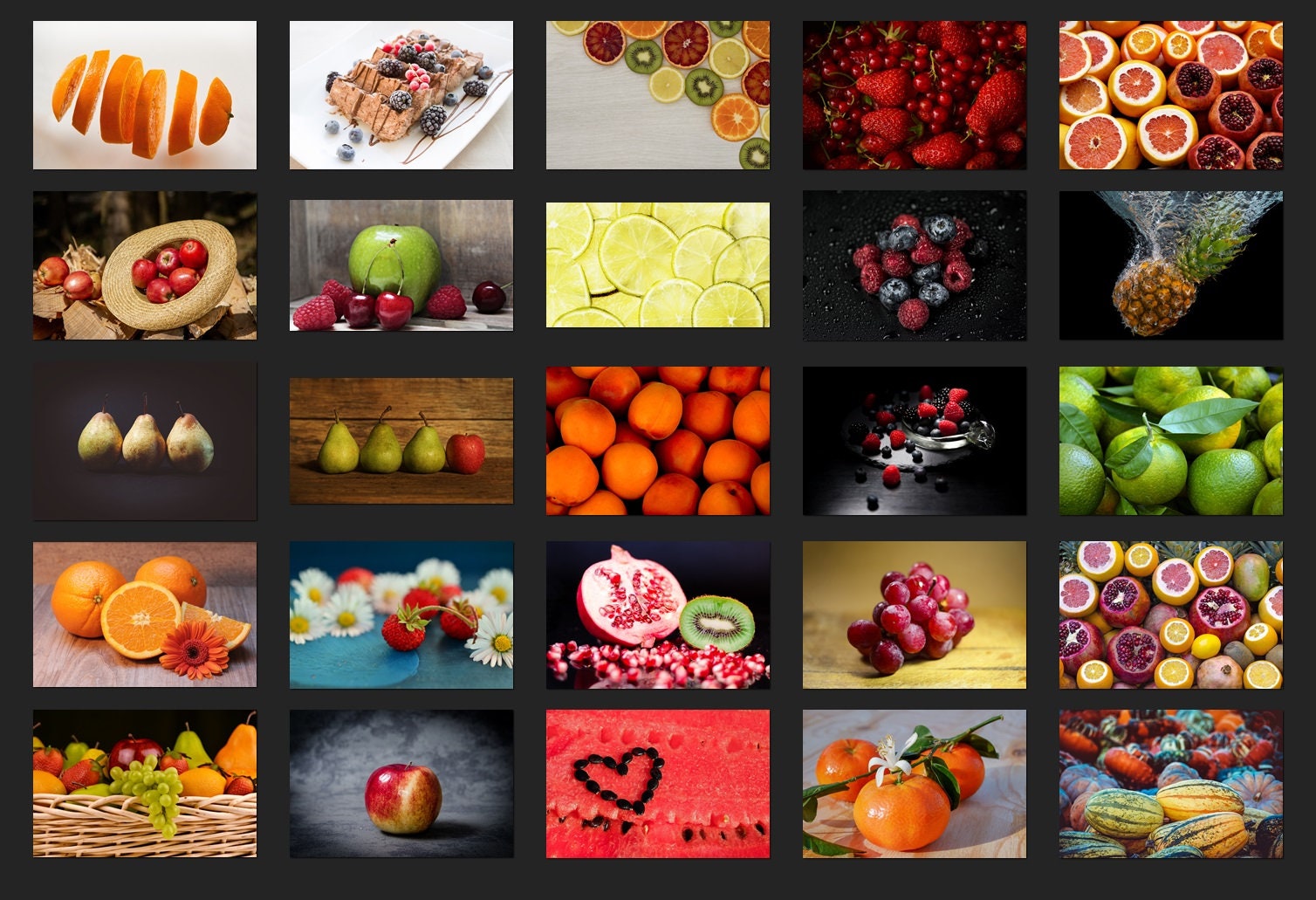 200 FRUIT PHOTOSHOP OVERLAYS Digital Textures Backgrounds - Etsy España