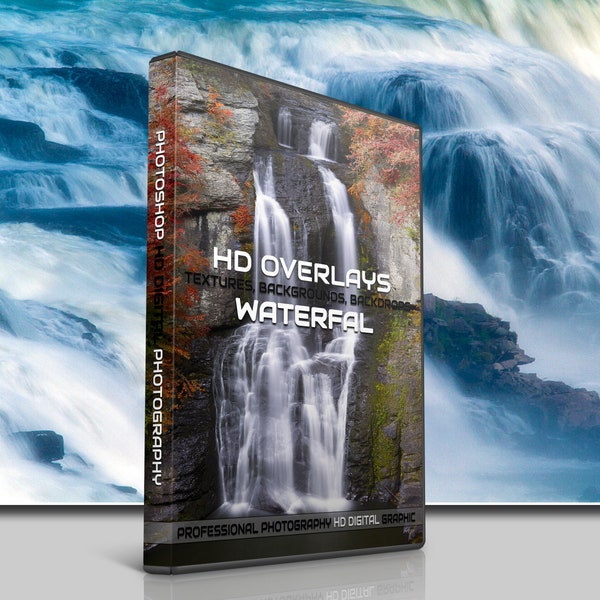 Waterfall Overlay - Etsy