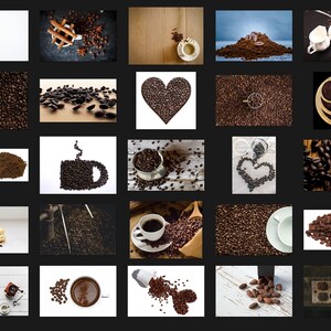 200 COFFEE PHOTOSHOP OVERLAYS, Digital Textures, Backgrounds, Backdrops ...