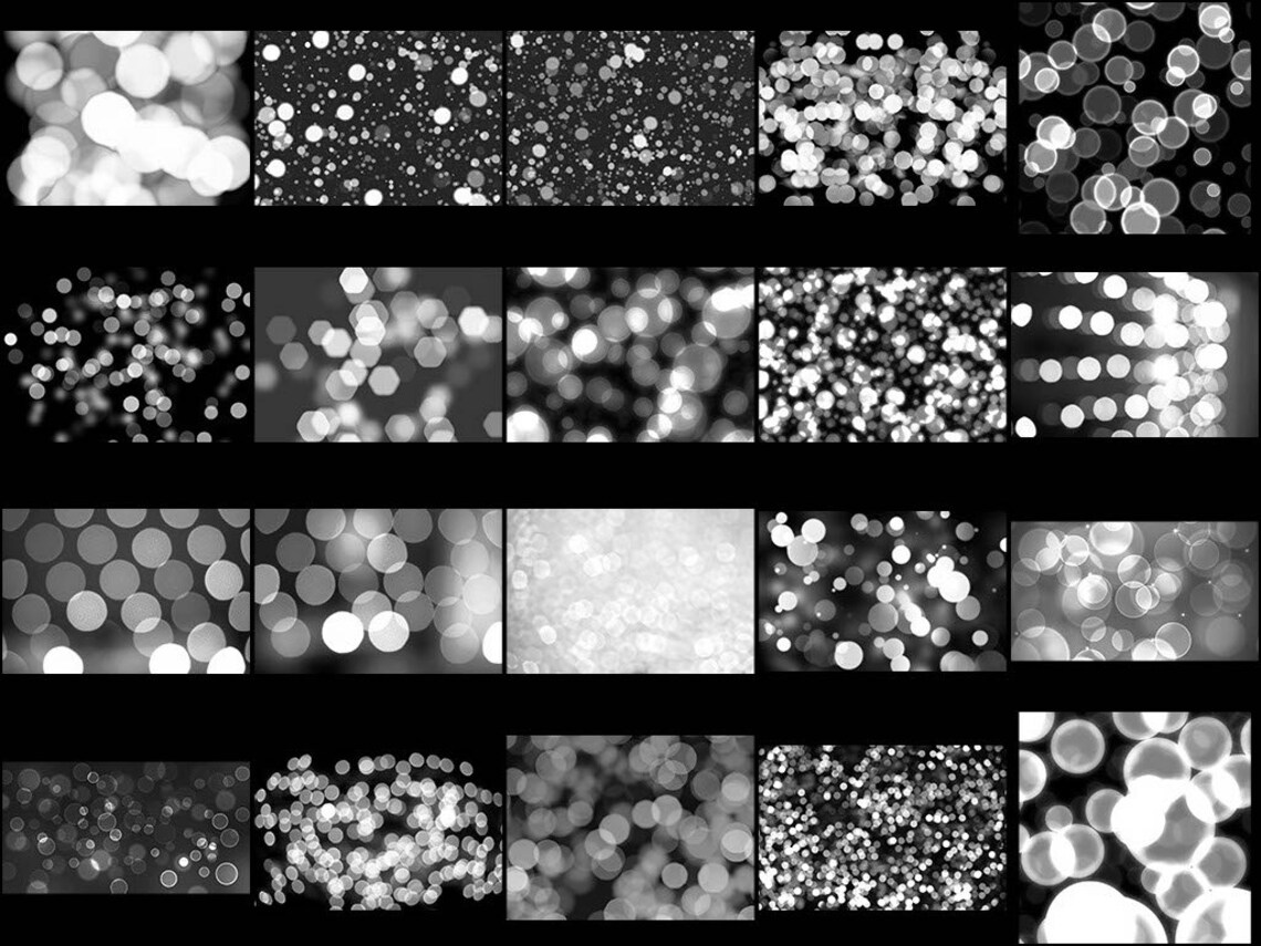 60 Silver Bokeh Overlays: Photography Backdrops (digital Download) - Etsy
