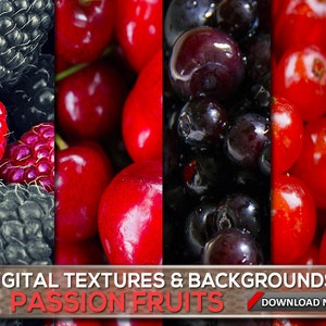 100 FRUIT TEXTURES & BACKGROUNDS - Fruit Photoshop Overlays ...