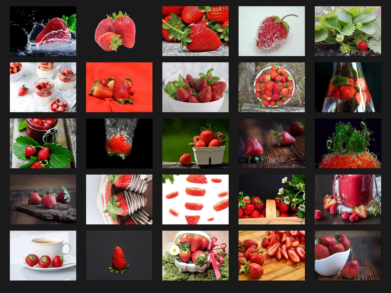 200 STRAWBERRY PHOTOSHOP OVERLAYS Digital Textures | Etsy