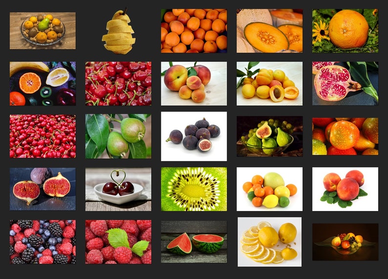 200 FRUIT PHOTOSHOP OVERLAYS Digital Textures Backgrounds | Etsy