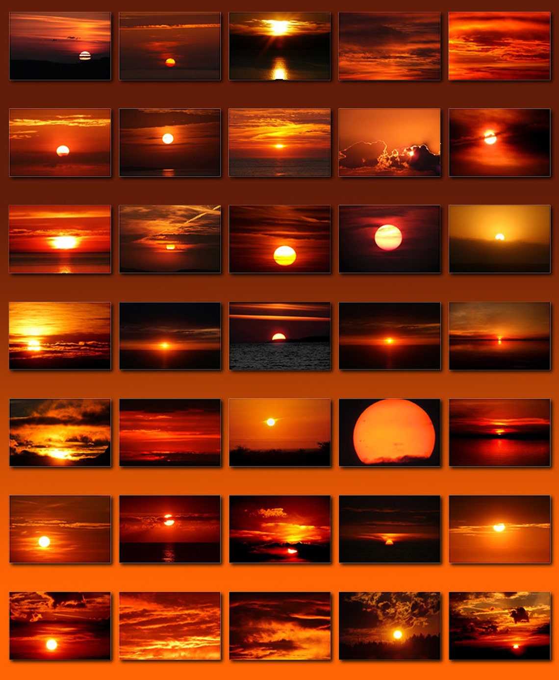 60 Sunset Sky Overlays Sunrise and Sunset Photoshop - Etsy