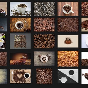 200 COFFEE PHOTOSHOP OVERLAYS, Digital Textures, Backgrounds, Backdrops ...