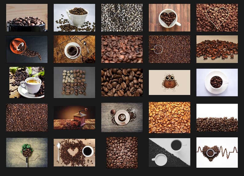 200 COFFEE PHOTOSHOP OVERLAYS Digital Textures Backgrounds - Etsy