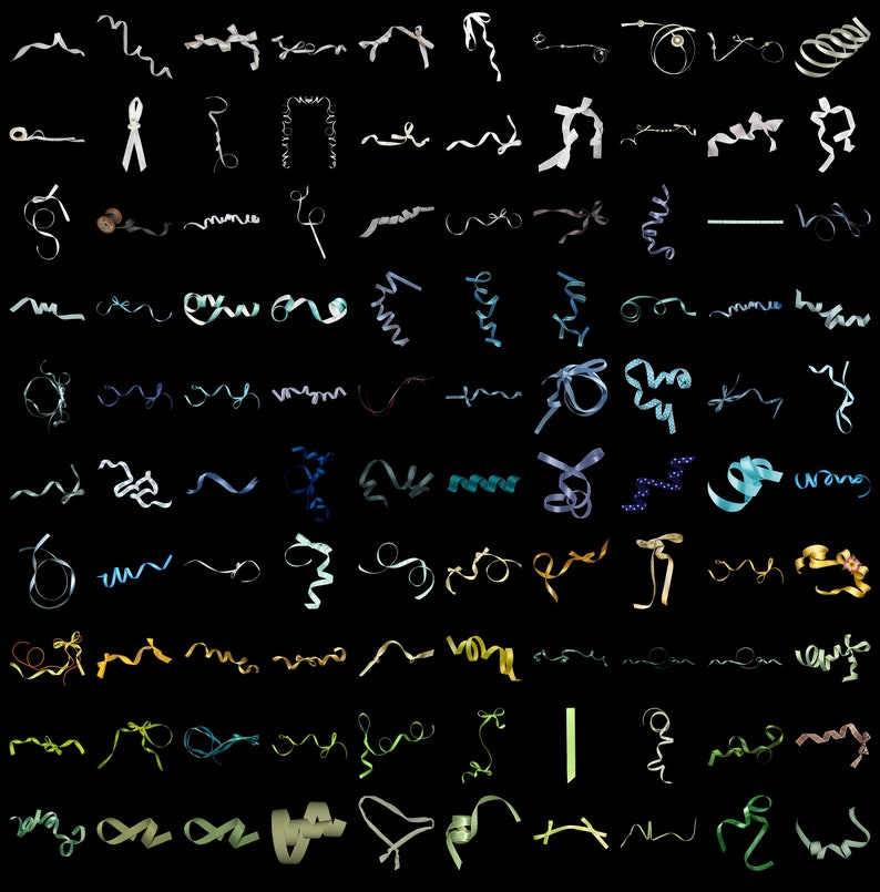 1000 RIBBONS TRANSPARENT PNG Photoshop Overlays Ribbons Png - Etsy