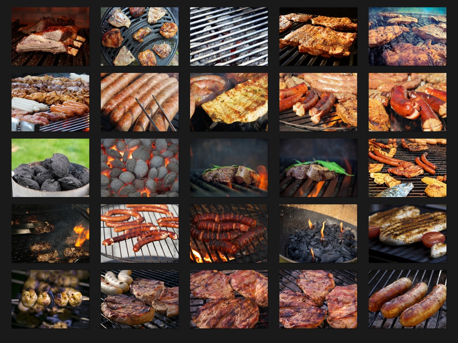 200 BARBECUE PHOTOSHOP OVERLAYS Digital Textures | Etsy