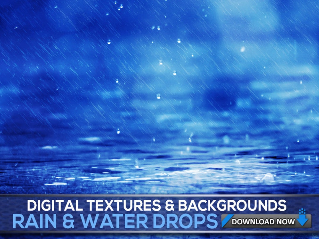 60 WATER AND RAIN Drip, Drop Nature Photoshop Overlays, Textures ...