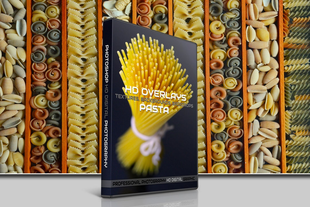 200 PASTA PHOTOSHOP OVERLAYS, Digital Textures, Backgrounds, Backdrops ...