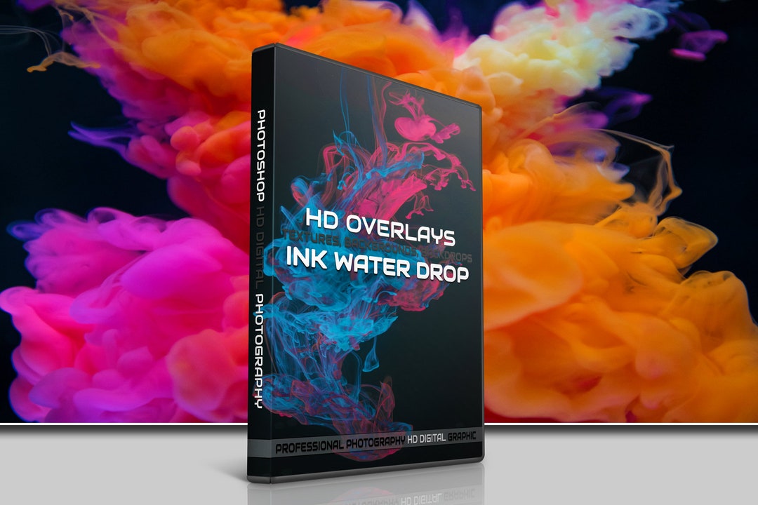 200 INK PHOTOSHOP OVERLAYS, Digital Textures, Backgrounds, Backdrops ...