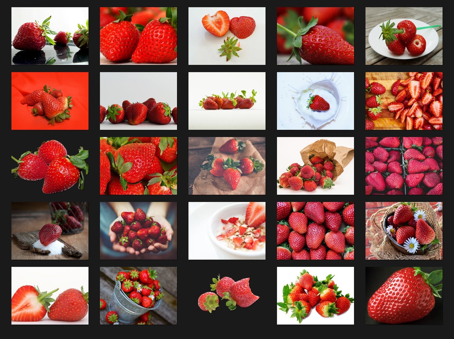 200 STRAWBERRY PHOTOSHOP OVERLAYS Digital Textures | Etsy