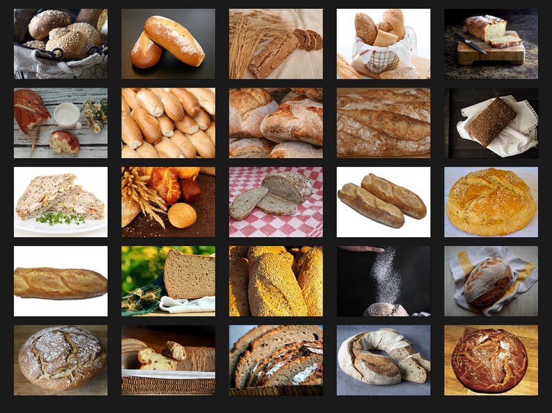 200 Bread Photoshop Overlays: HD Textures, Backgrounds (digital ...