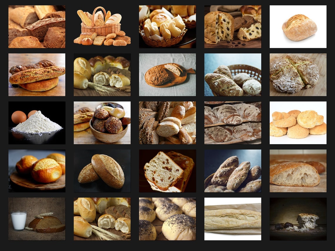 200 BREAD PHOTOSHOP OVERLAYS Digital Textures Backgrounds - Etsy