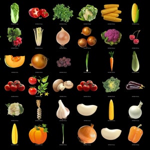 500 VEGETABLES TRANSPARENT PNG Photoshop Overlays, Vegetables Png ...