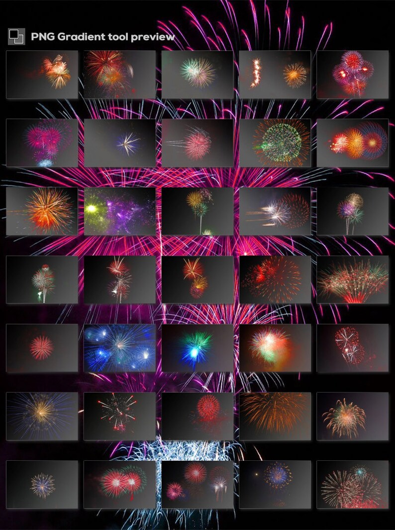 100 Fireworks Transparent PNG Overlays, HD Firework Backgrounds ...