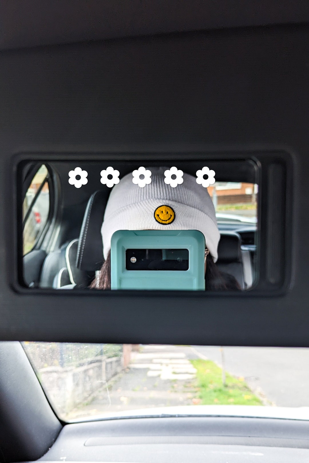 Daisy Border Decal Car Mirror Decal Passenger Mirror Flower Decal ...