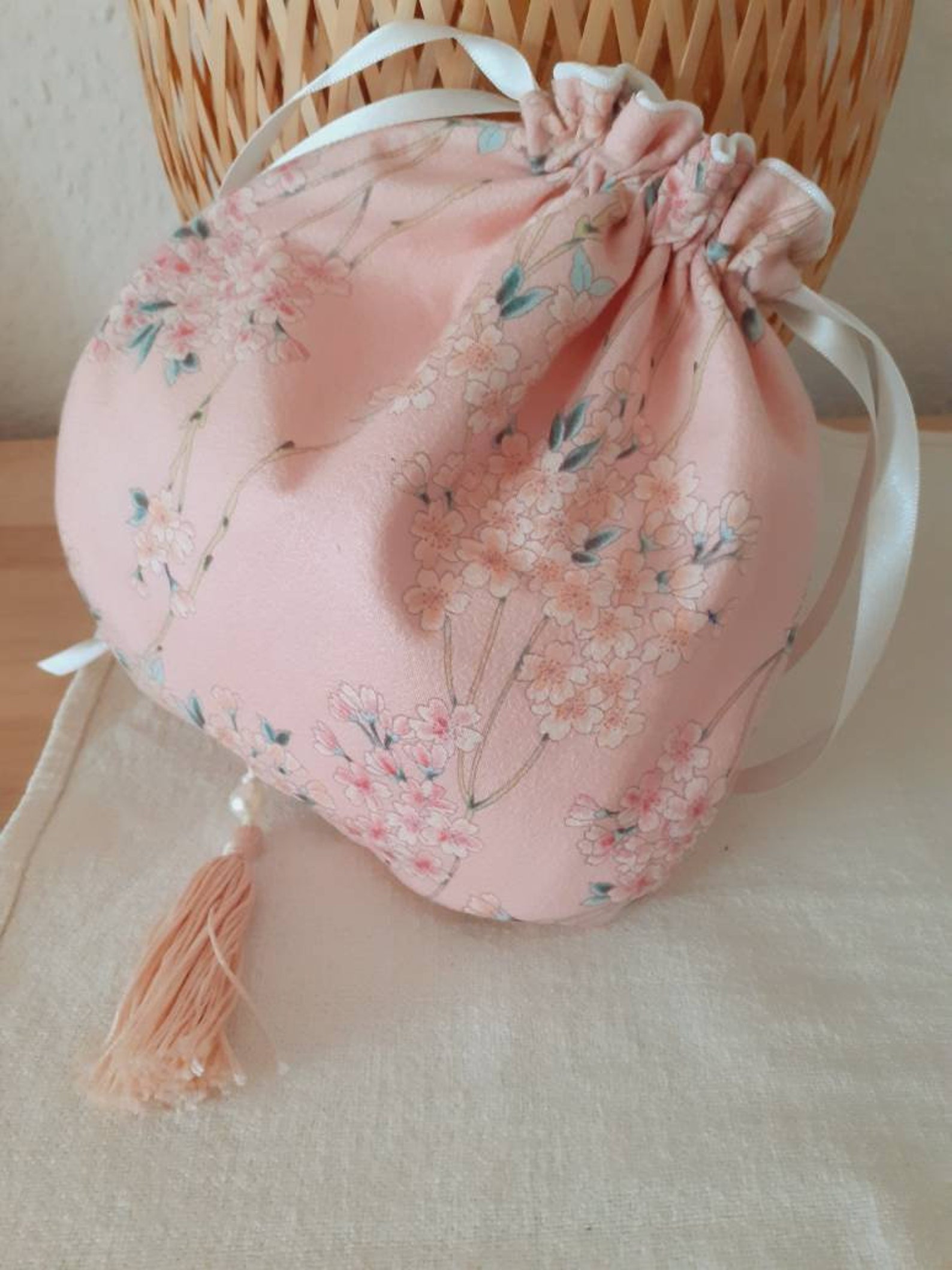 Reticule Silk Jane Austen Bag Regency Victorian Bag Dark Red Roses Lace ...