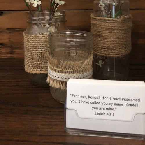 He Knows Your Name Personalized Scripture Cards - Etsy