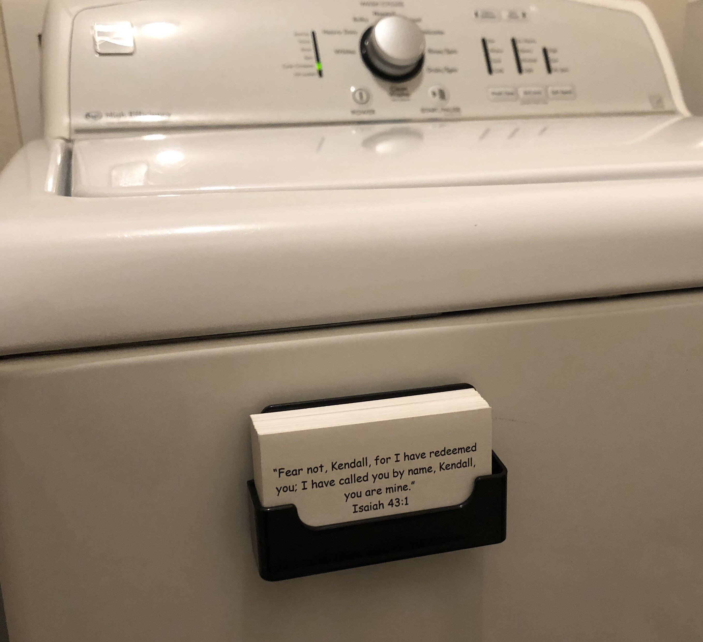 MAGNETIC Personalized Scripture Cards - Etsy